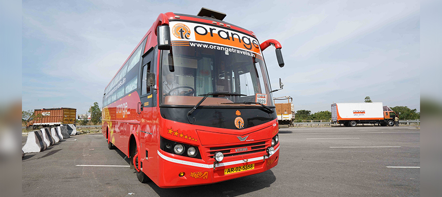 Photo Gallery, Bus Photos, Fleet Photos | Orange Travels
