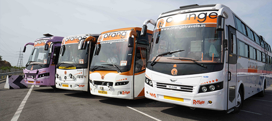 Photo Gallery, Bus Photos, Fleet Photos | Orange Travels