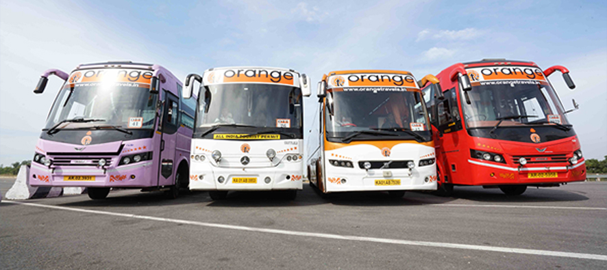 Photo Gallery, Bus Photos, Fleet Photos | Orange Travels