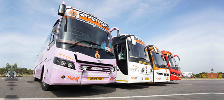 Photo Gallery, Bus Photos, Fleet Photos | Orange Travels