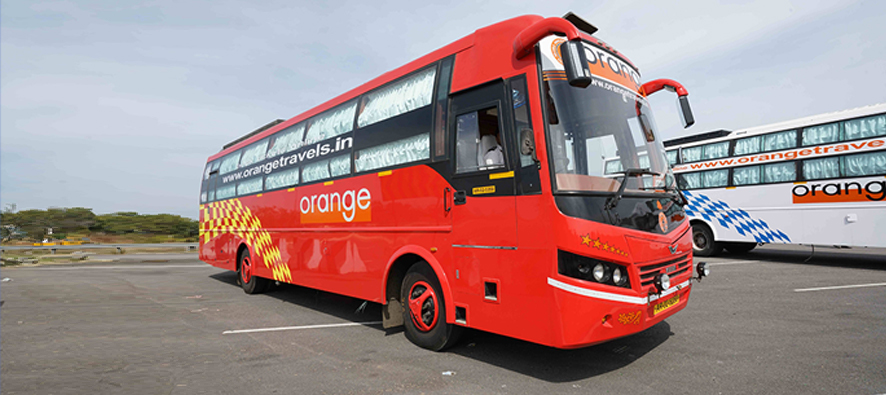 Photo Gallery, Bus Photos, Fleet Photos | Orange Travels