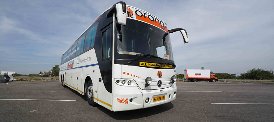Photo Gallery, Bus Photos, Fleet Photos | Orange Travels
