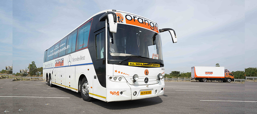 Photo Gallery, Bus Photos, Fleet Photos | Orange Travels